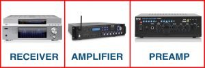 Receiver Vs. Amplifier Vs. Preamp – Key Differences