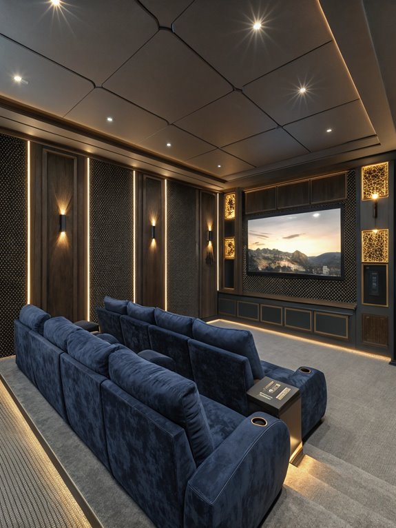 40 Stunning Modern Home Theater Ideas